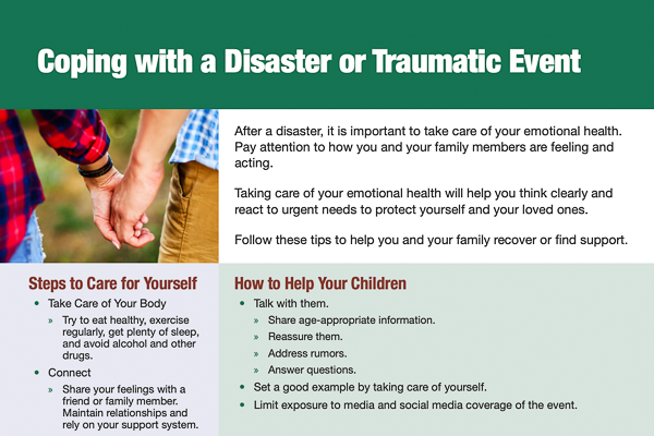 Coping with a Disaster or Traumatic Event